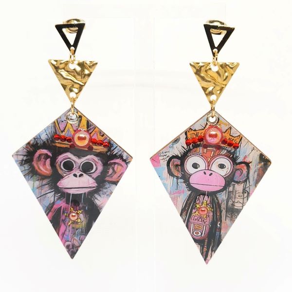 Royal Monkey Earrings - The Ear Post